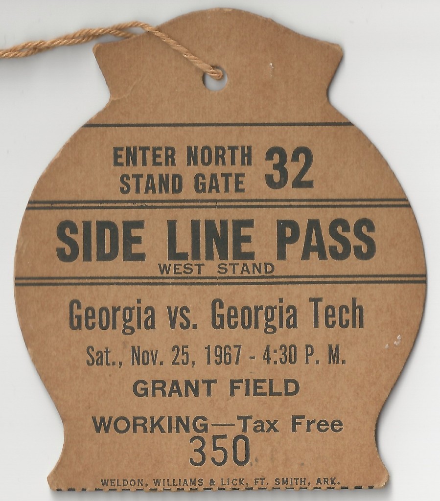 1967 Season | Georgia Tech Ticket Stubs